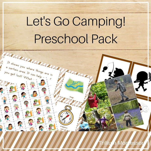 Camping Preschool Pack – Trillium Montessori