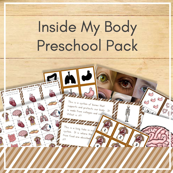 Human Body Preschool Pack – Trillium Montessori