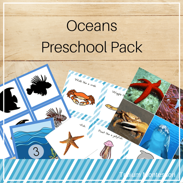 Oceans Preschool Pack – Trillium Montessori