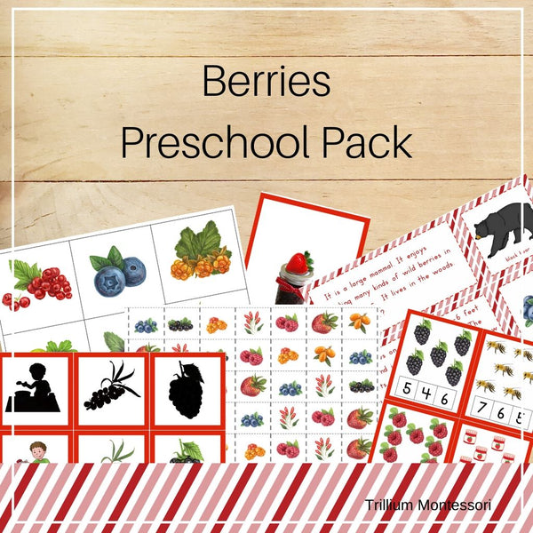 Berries Preschool Pack – Trillium Montessori